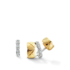 Chanel Coco Crush Asymmetrical Earrings - Jaune