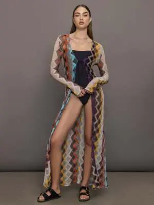 Missoni Long Cover Up - Multi Dark