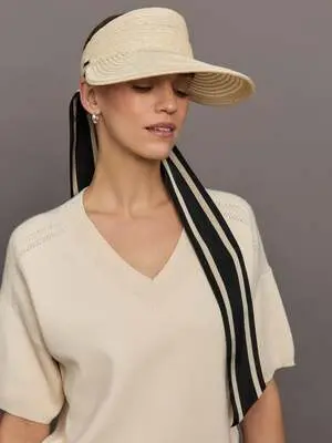 Eugenia Kim Ricky Packable Visor - Natural