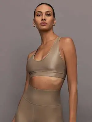 Carbon38 Action Bra 2.0 In Takara Shine - Caribou