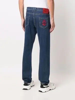 BILLIONAIRE Logo-embroidered Jeans
