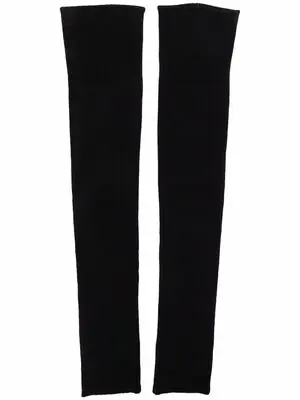 Rick Owens Cashmere-blend Arm Warmers - Black