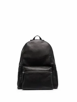 ORTIGNI Leather Backpack - Black