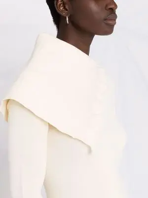 JIL SANDER Asymmetric Midi Dress
