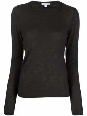 JAMES PERSE Round Neck Long-sleeved T-shirt