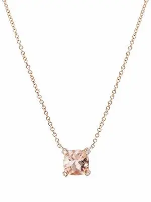 DAVID YURMAN David Yurman 18kt Rose Gold And Sterling Silver Petite Chatelaine Necklace