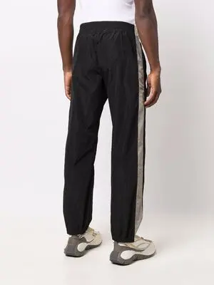Palm Angels Pxp Logo-patch Track Pants - Black