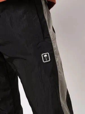 Palm Angels Pxp Logo-patch Track Pants - Black