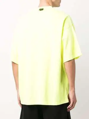 Palm Angels Ego-print Drop-shoulder T-shirt