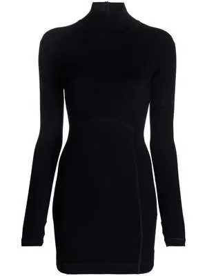 DIESEL® High-neck Panelled Mini Dress