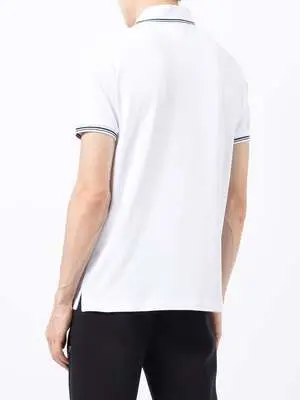 Emporio Armani Logo-embroidered Polo Shirt - White