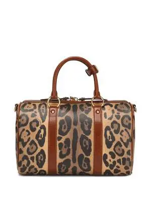 Dolce & Gabbana Crespo Leopard-print Handbag