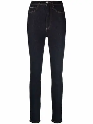 Philipp Plein Iconic High-waist Skinny Jeans