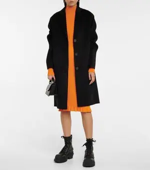 Acne Studios Single-breasted Wool Coat
