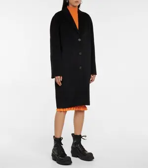 Acne Studios Single-breasted Wool Coat