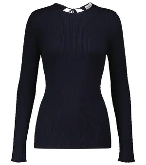 Victoria Beckham Ribbed-knit Sweater