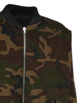 JUST DON Milwaukee Bucks Reversible Bomber Jacket