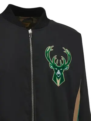 JUST DON Milwaukee Bucks Reversible Bomber Jacket