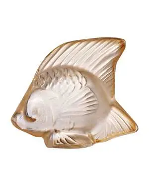 Lalique Fish Sculpture - Clear