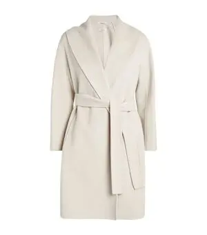 Max Mara Virgin Wool Belted Coat