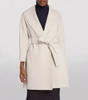 Max Mara Virgin Wool Belted Coat