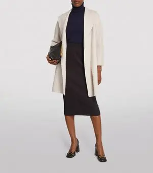 Max Mara Virgin Wool Belted Coat