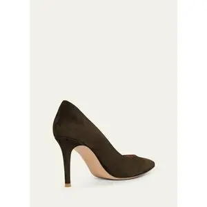 GIANVITO ROSSI 85 Pumps - Olive