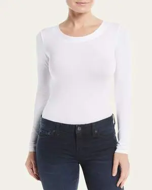 Wolford Berlin Long-sleeve Bodysuit - White
