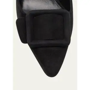 Manolo Blahnik Maysale Mules - Black
