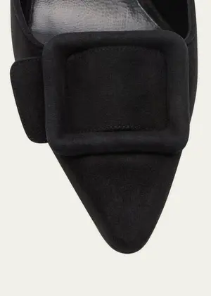 Manolo Blahnik Maysale Mules - Black
