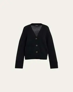 LISA YANG Danni Cashmere Cardigan - Black