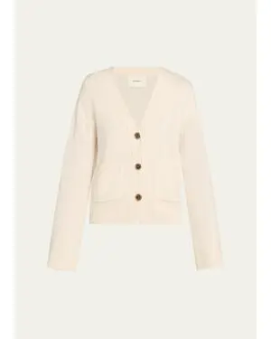 LISA YANG Danni Cashmere Cardigan - Cream