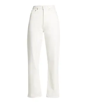 AGOLDE '90s Pinch-Waist Straight-Leg Jeans - Drum (off White