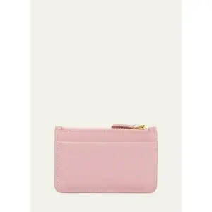 Prada Saffiano Card Case With Triangle Snap