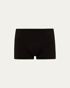 Hanro Cotton Superior Boxer Briefs - Black