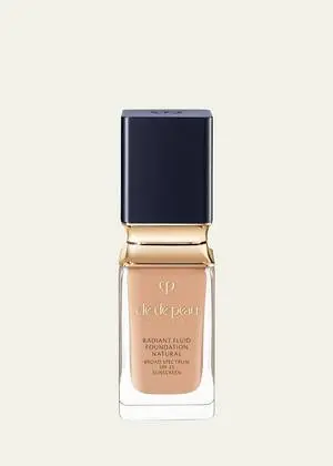 CLE DE PEAU BEAUTE Radiant Fluid Foundation Natural SPF 25, 1.1 Oz. O40 Light Tan Och