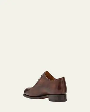 Bontoni Vittorio Cap-toe Oxfords - Medium Chocolate