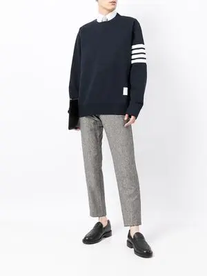 Thom Browne 4-bar Stripe Sweatshirt - Blue