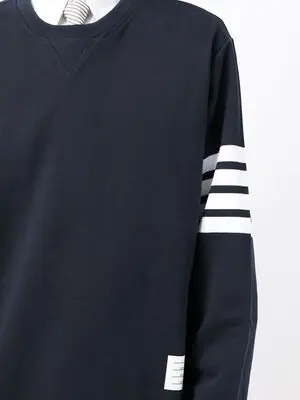 Thom Browne 4-bar Stripe Sweatshirt - Blue