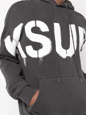 Ksubi Graffiti Stencil Logo Hoodie
