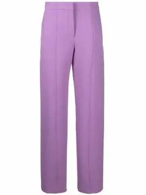 FERRAGAMO Straight-leg Trousers - Purple
