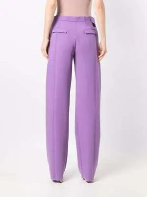 FERRAGAMO Straight-leg Trousers - Purple