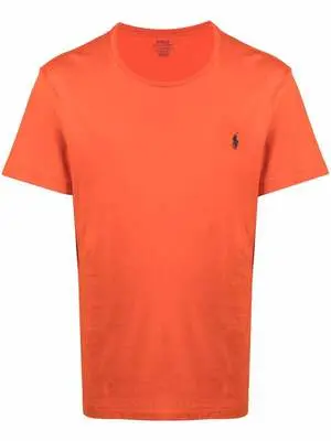 Polo Ralph Lauren Embroidered-logo Short-sleeve T-shirt - Orange