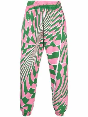 Stella McCartney X Ed Curtis Geometric Track Pants