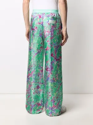 Stella McCartney X Ed Curtis Oil Swirl Trousers