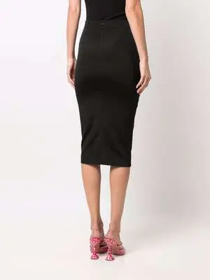 MURMUR High-waisted Pencil Skirt - Black | Editorialist