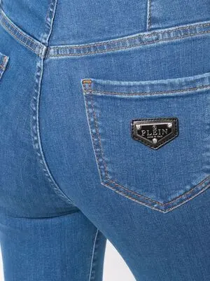 Philipp Plein High-waist Jeggings - Blue