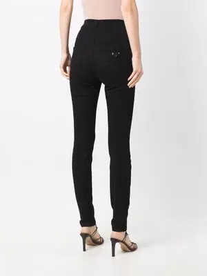 Philipp Plein Super High Waist Skinny Jeans - Black