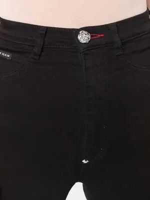 Philipp Plein Super High Waist Skinny Jeans - Black