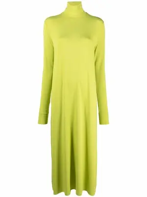 Raf Simons Midi High-neck Dress